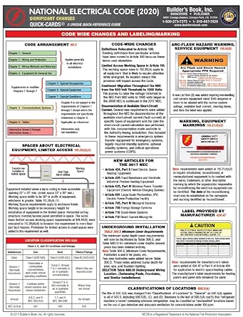 National Electrical Code Significant Changes Quick-Card Based on the ...