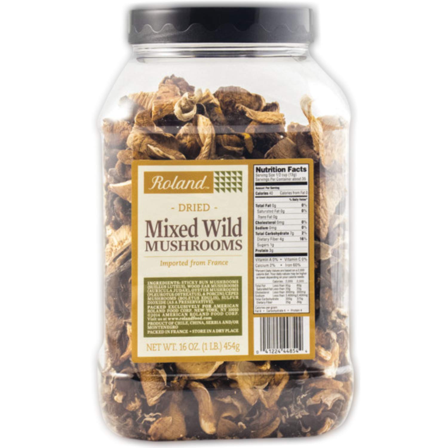 Amazon.com : Roland Foods Dried Mixed Wild Mushrooms Specialty Imported ...