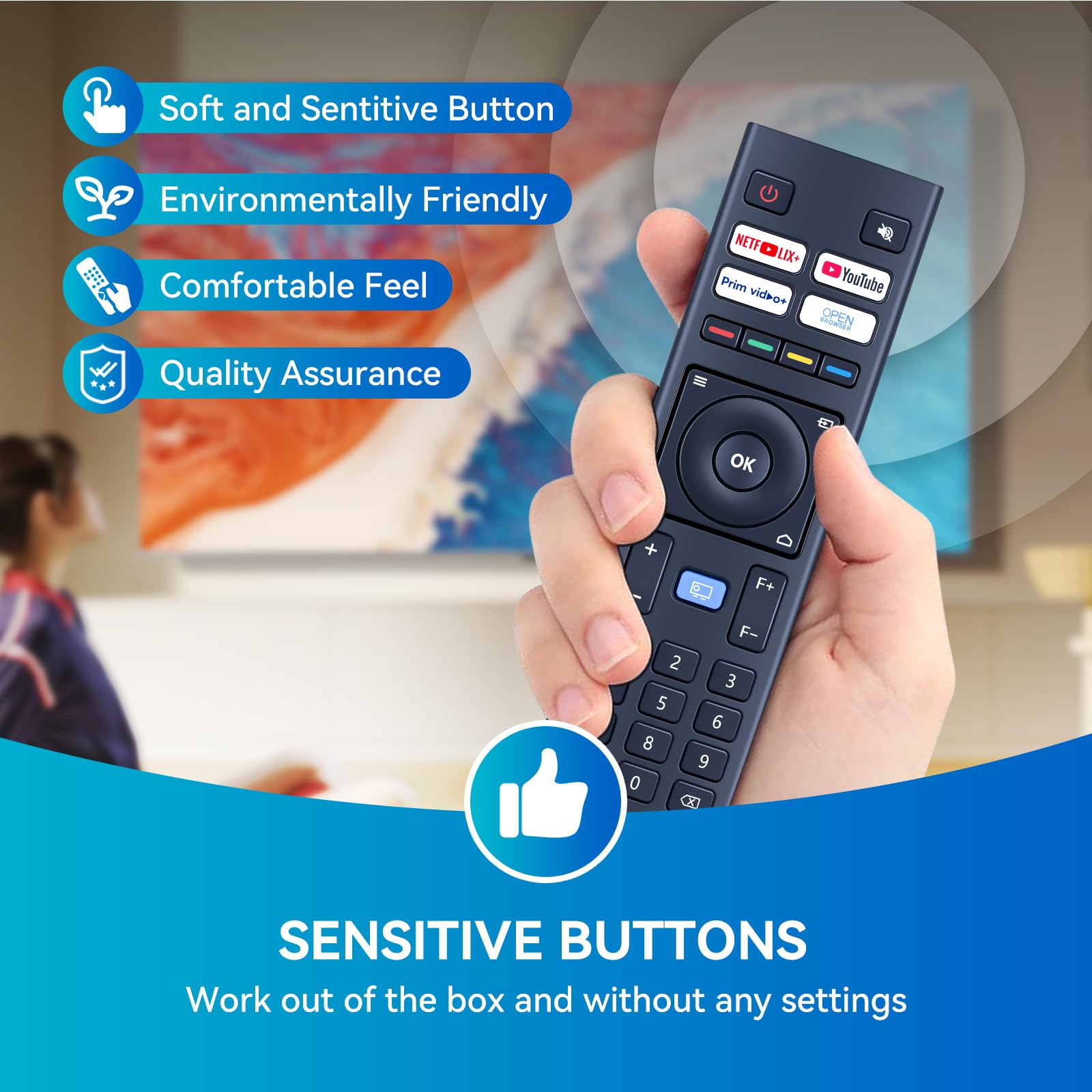 Snapklik.com : Replacement Remote Control For VOPLLS 4K M10 Projector ...