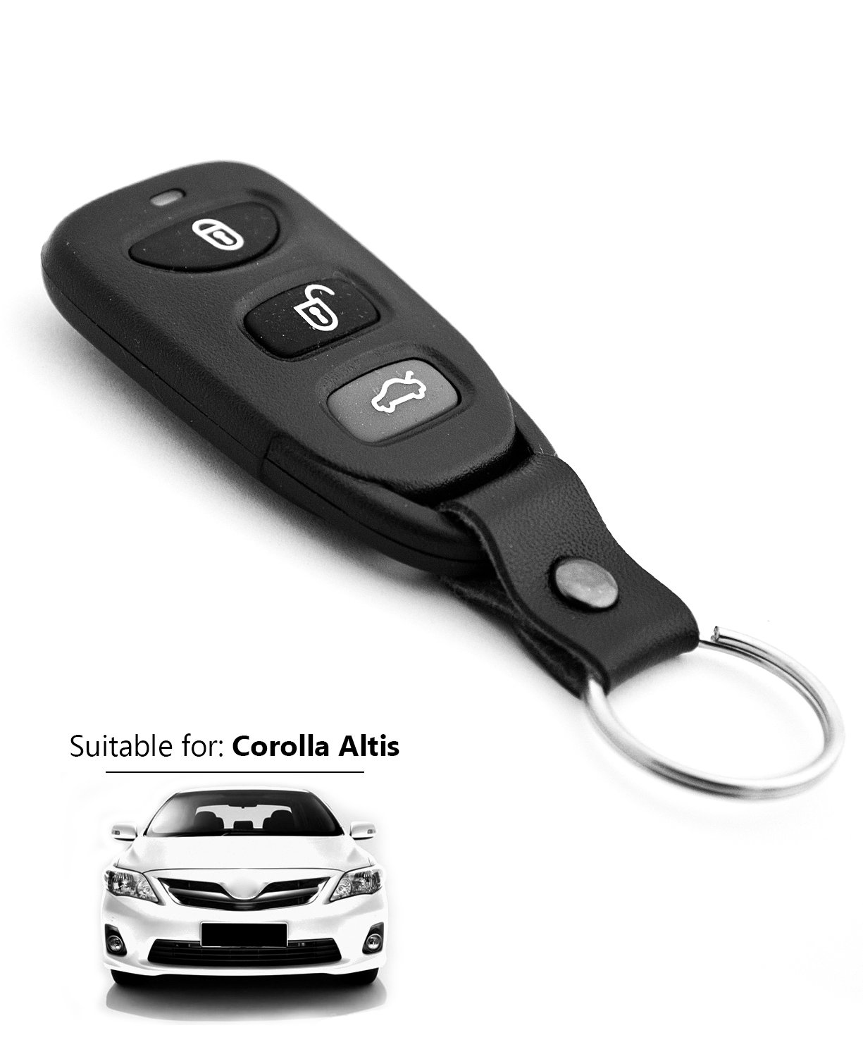 Spare Remote Key For Toyota Corolla Altis : Amazon.in: Car & Motorbike