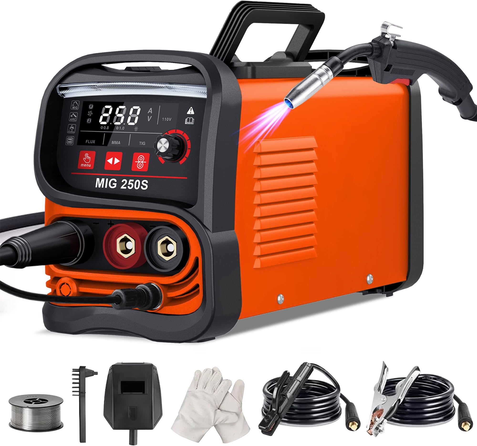 Soldadora Inversora Portatil, MMA MIG TIG 3 en 1, Maquina de Soldar ...