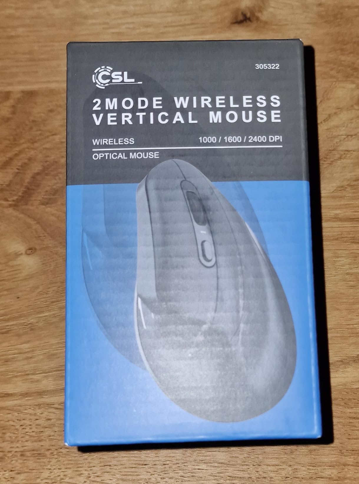 CSL - ergonomische Maus 6400 DPI - neues Modell - Vertikal mit Kabel ...