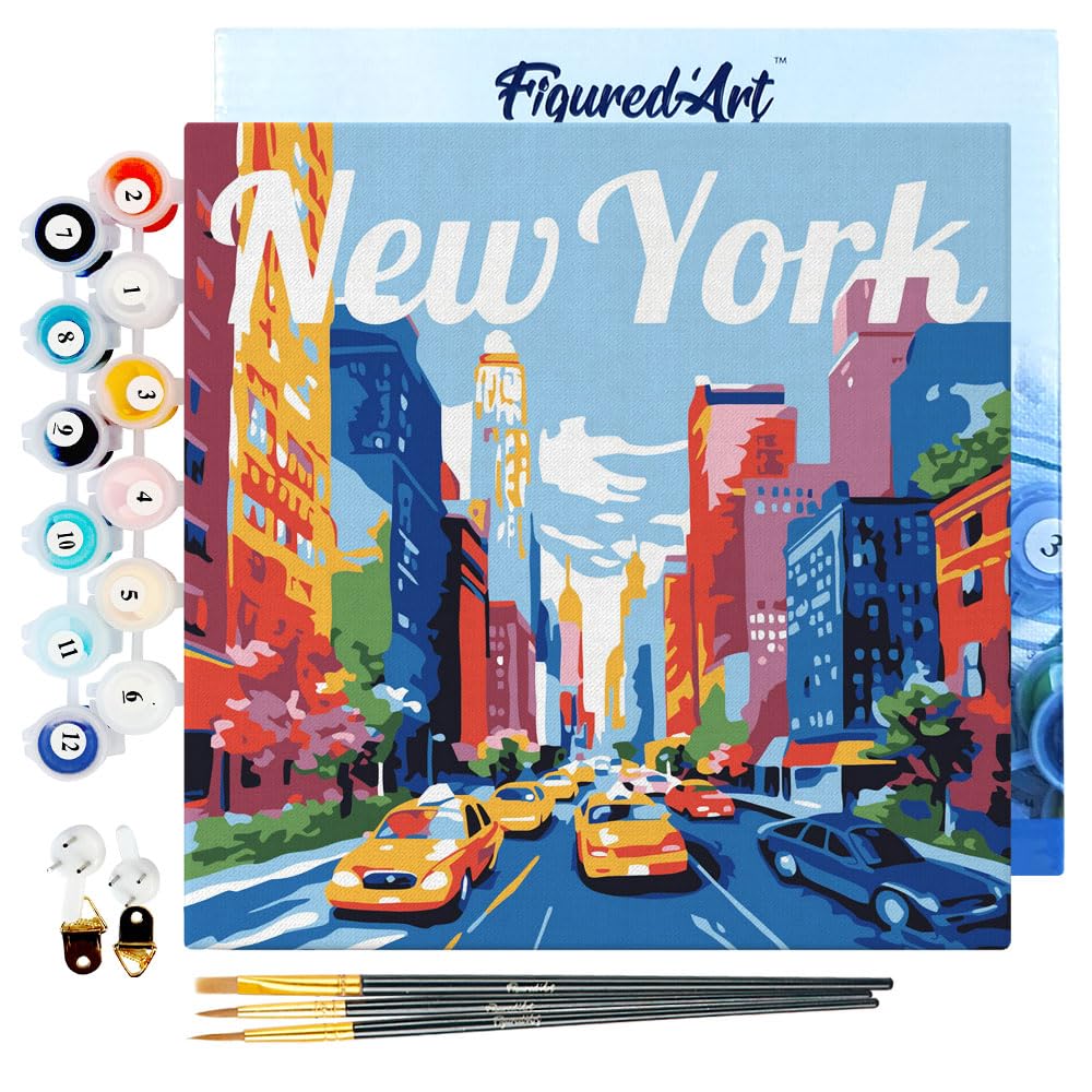 Diy Travel Poster Venice Travel Poster | Paint By Numbers Kit