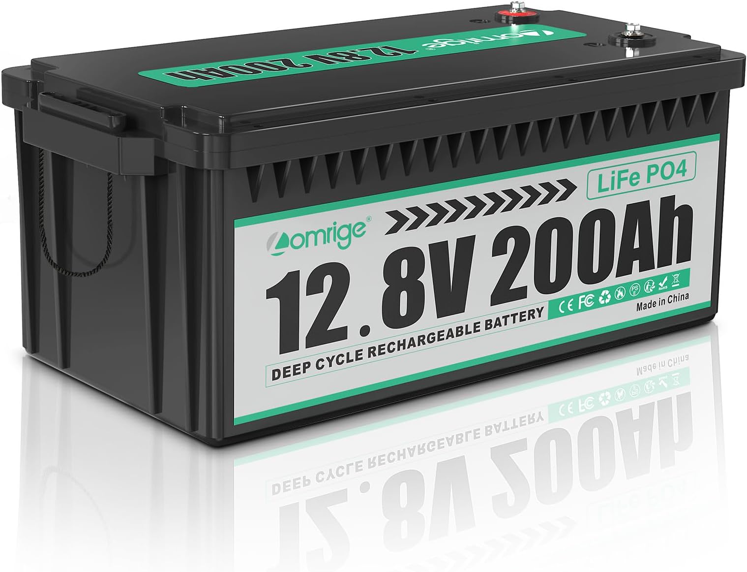 Amazon.com: Lifepo4 Battery 200Ah 2560Wh Lithium Batteries 12v 5000 ...