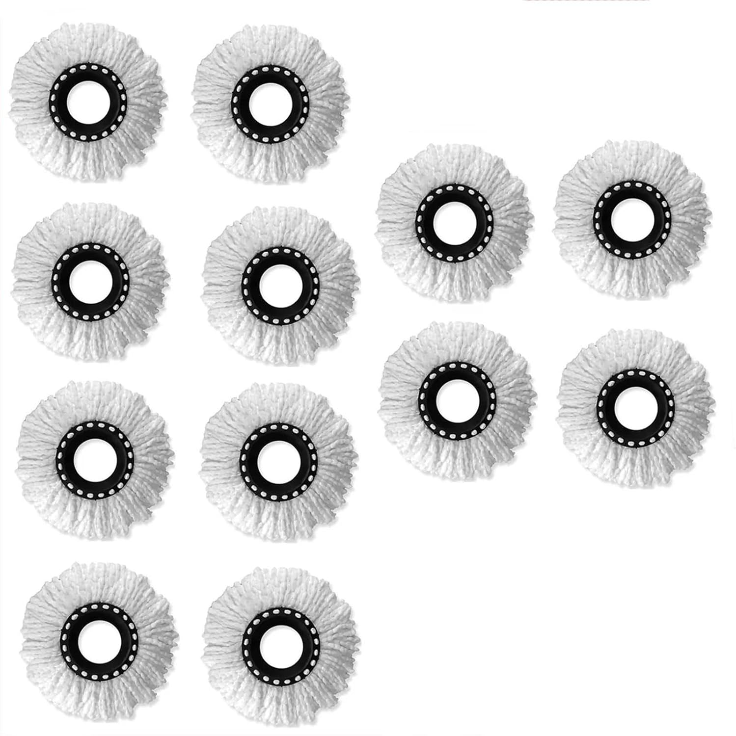 Amazon.com: 4 Pack Mop Replacement Heads for 360 ° Spin Mop, Microfiber ...