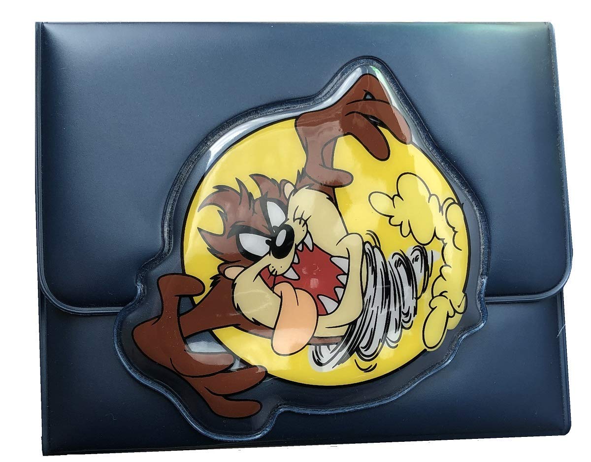 Buy Tasmanian Devil PVC Tri Fold Wallet with Note Holder and ...