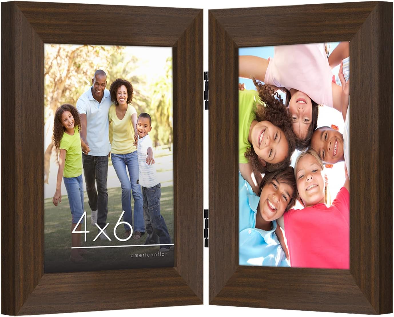 Amazon.com - Americanflat Hinged 4x6 Picture Frame with Shatter ...