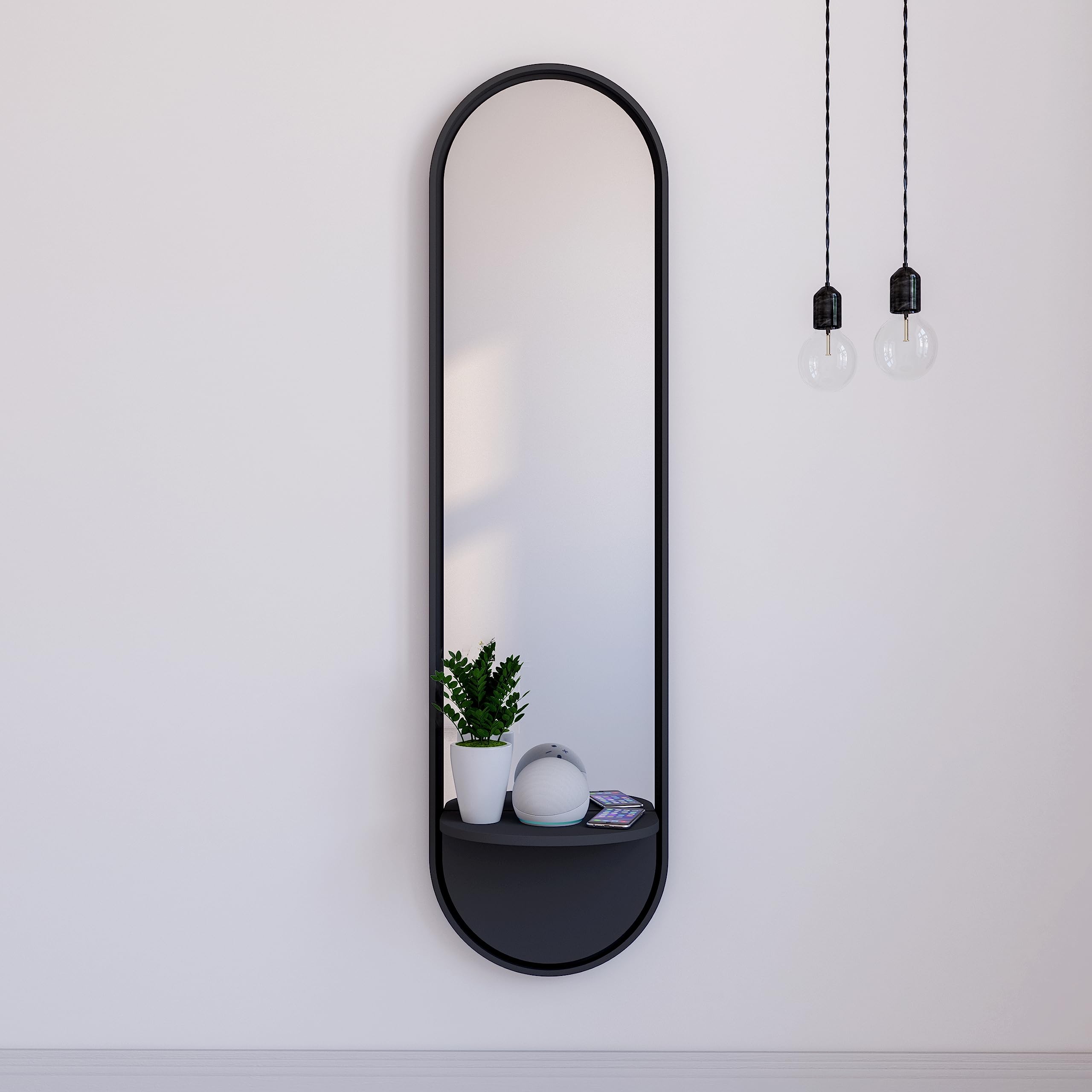Fytz Design Wall Mounted Full Length Mirror with Arched Design ...