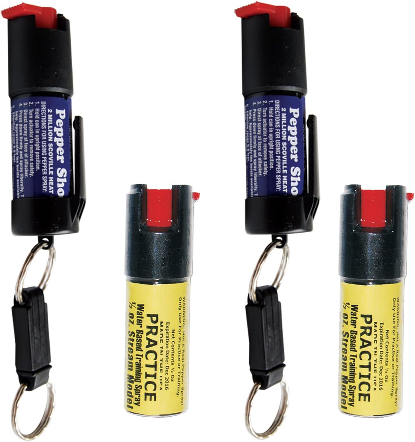 Amazon.com : Pepper Shot Bundle - Lot of (4) - 1/2 oz Quick Release ...