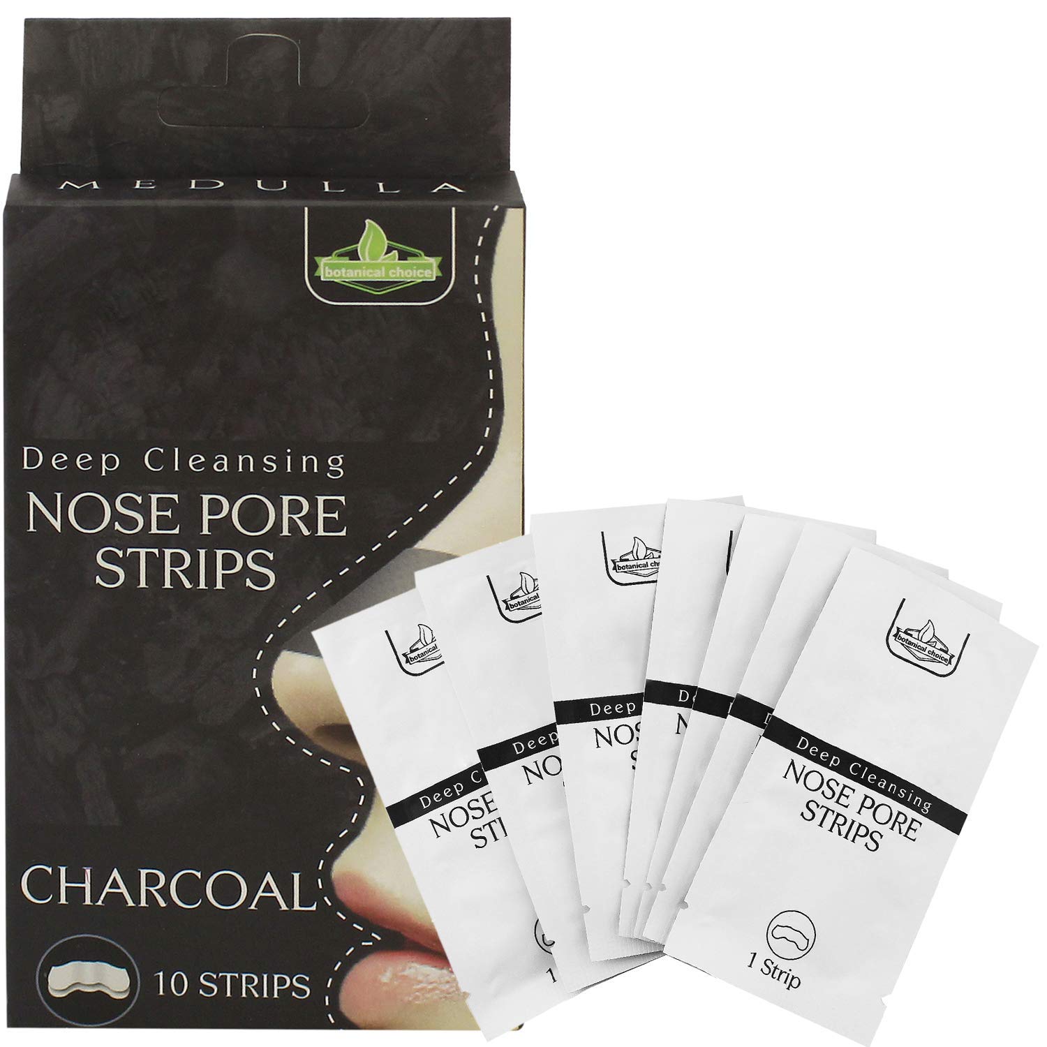 Buy Ear Lobe & Accessories Charcoal Deep Cleansing Nose Pore 10 Strips ...