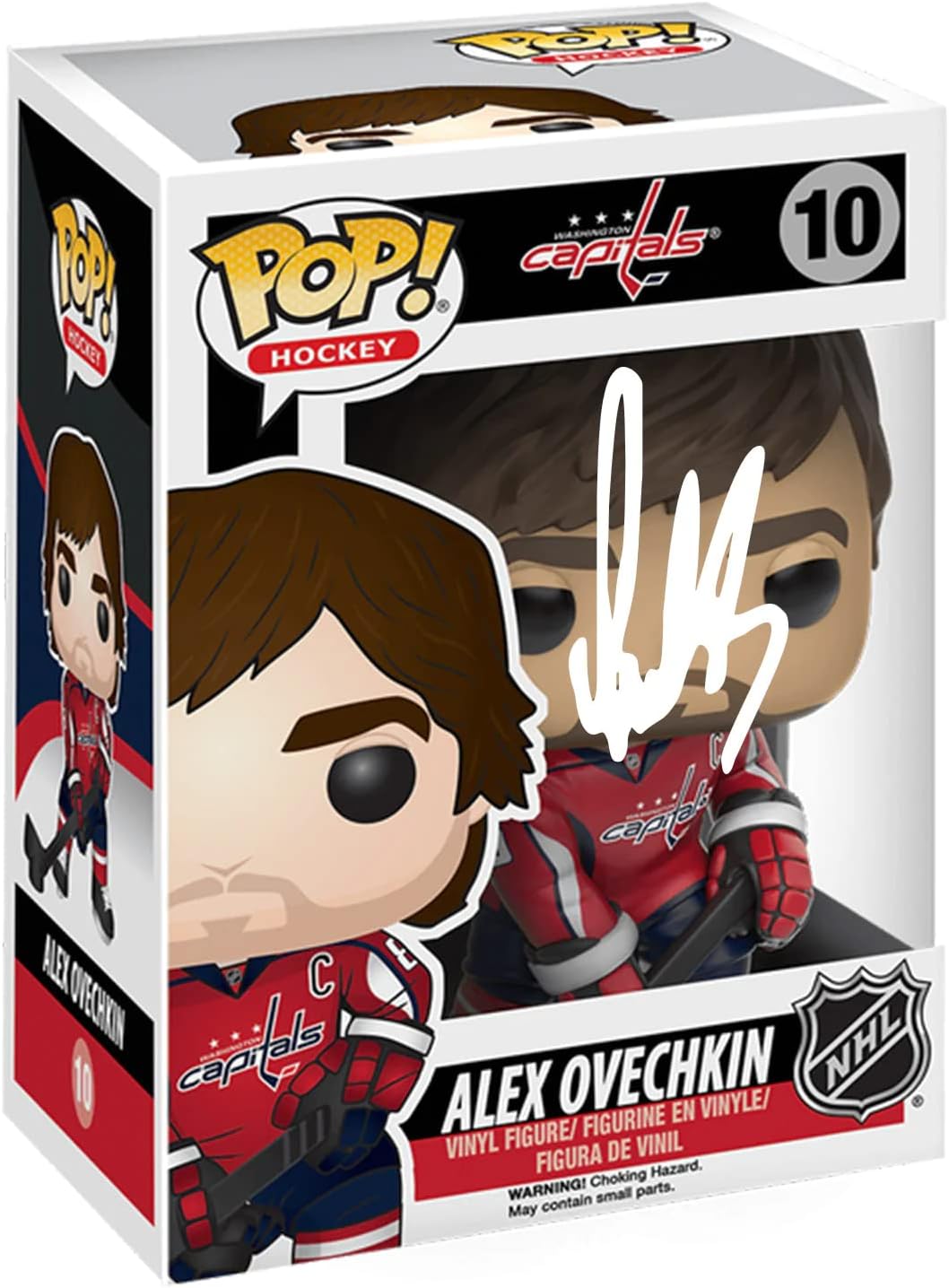 Capitals Jersey Nhl Funko Pop Alexander Ovechkin #8 Facsimile Signed ...
