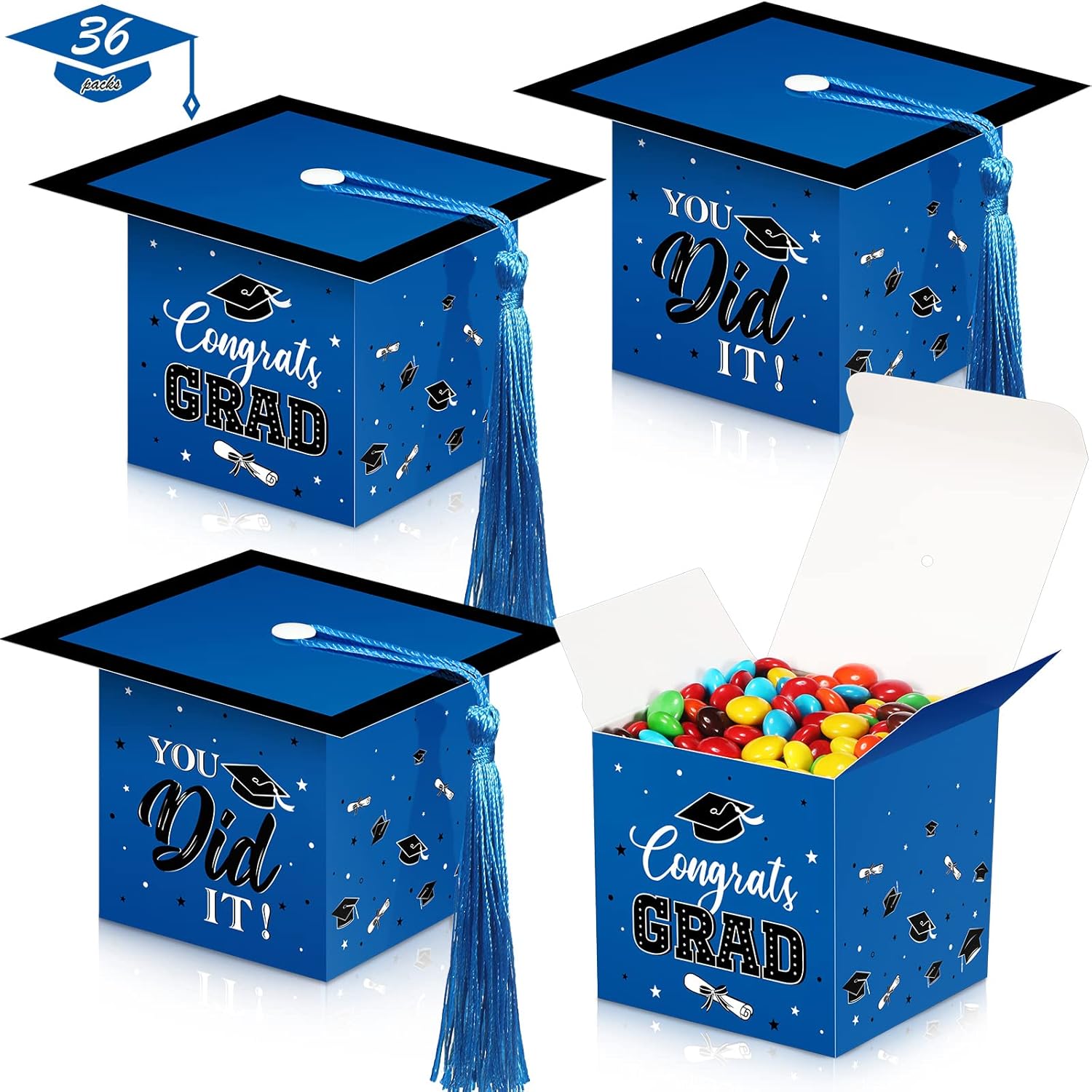 Amazon.com: Funrous 36 Pcs Graduation Candy Boxes 2023 Congrats Grad ...