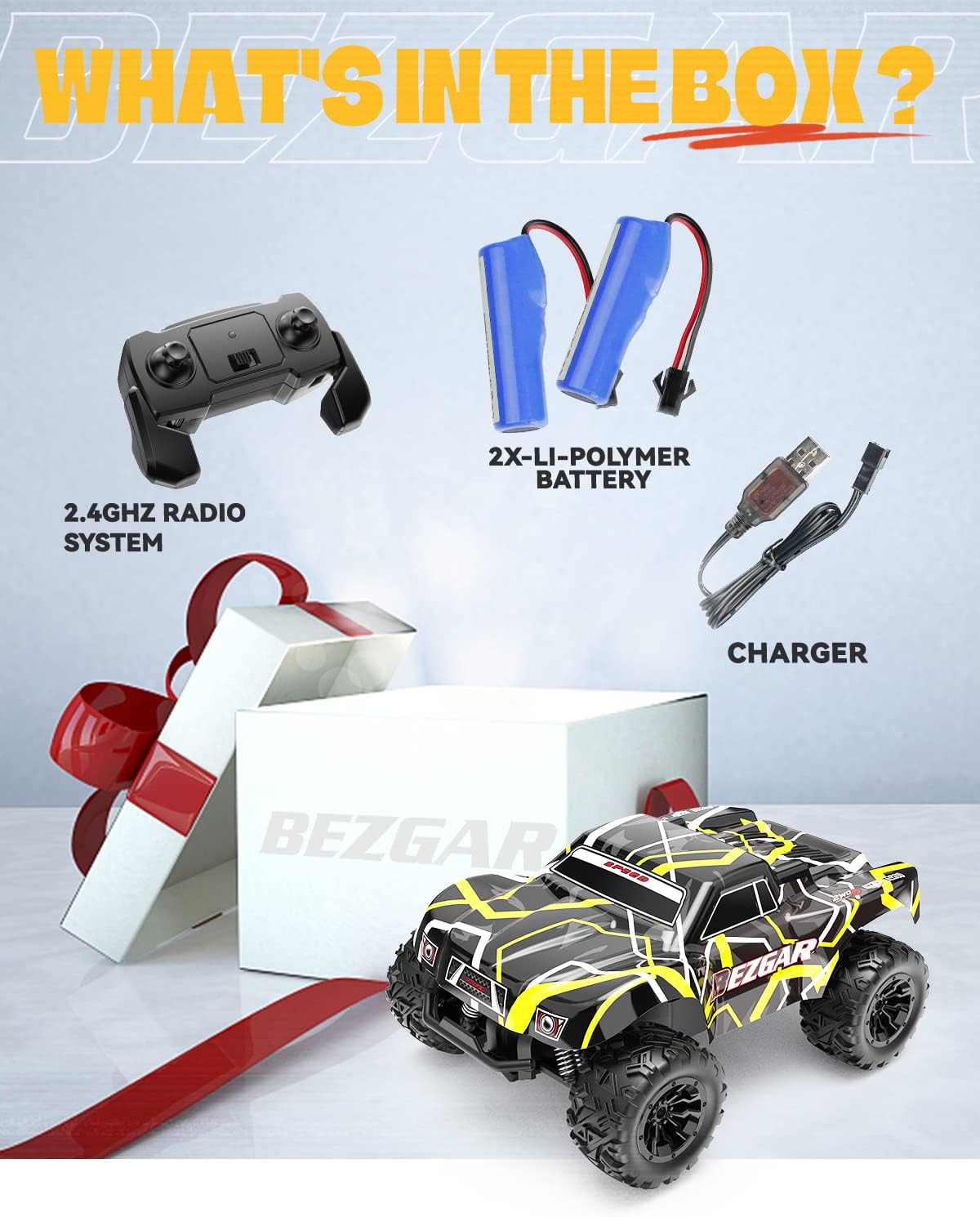 Buy BEZGAR TS201 RC Cars-1:20 Remote Control Cars - 2WD,15 Km/h All ...