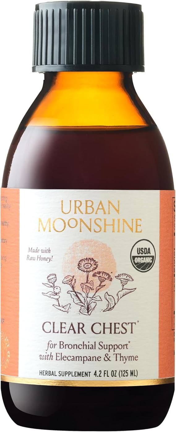 Amazon.com: Urban Moonshine Clear Chest Syrup - Helps Support Healthy ...
