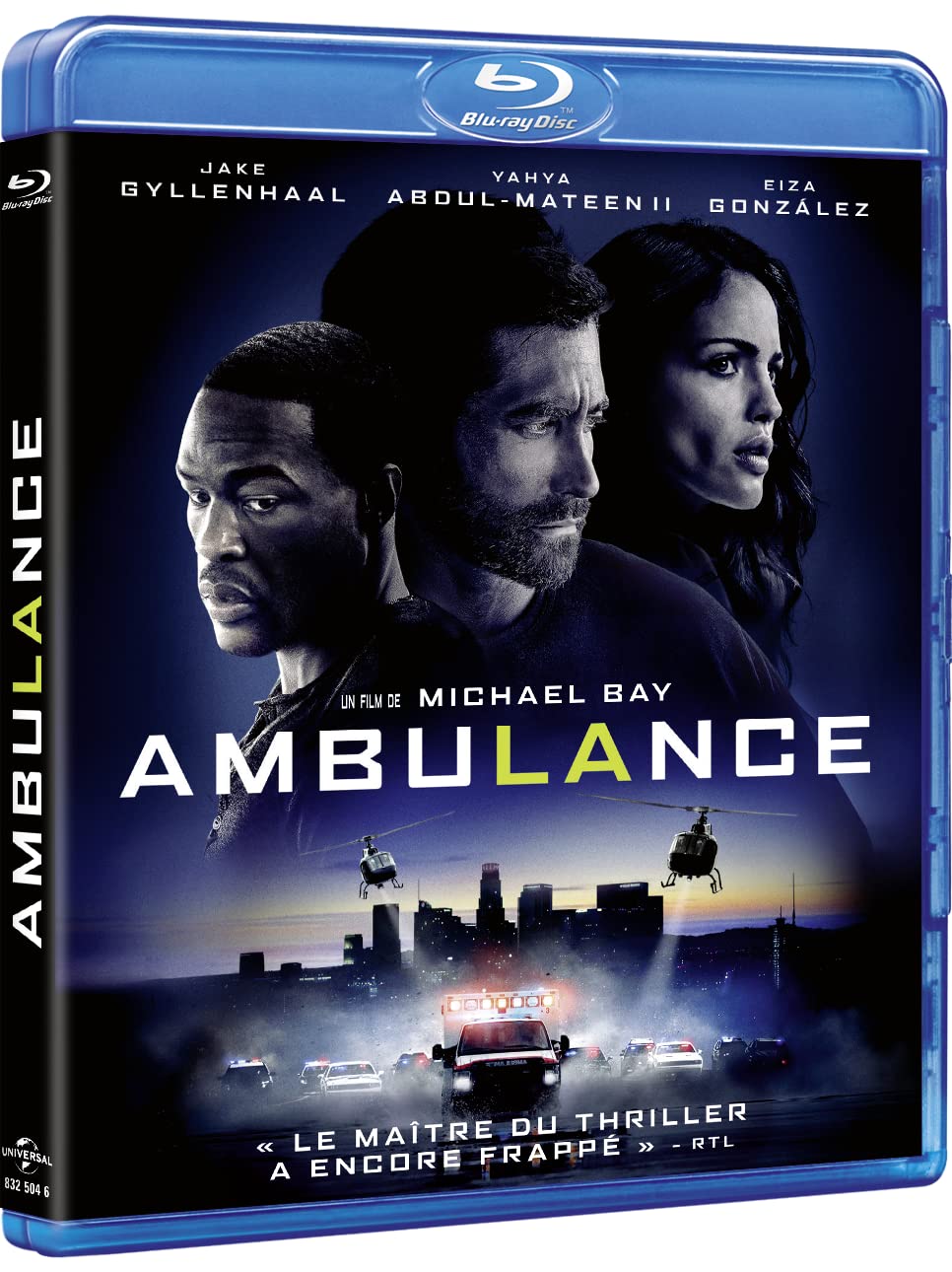 Ambulance [Blu-Ray]: Amazon.fr: Jake Gyllenhaal, Yahya Abdul-Mateen II ...