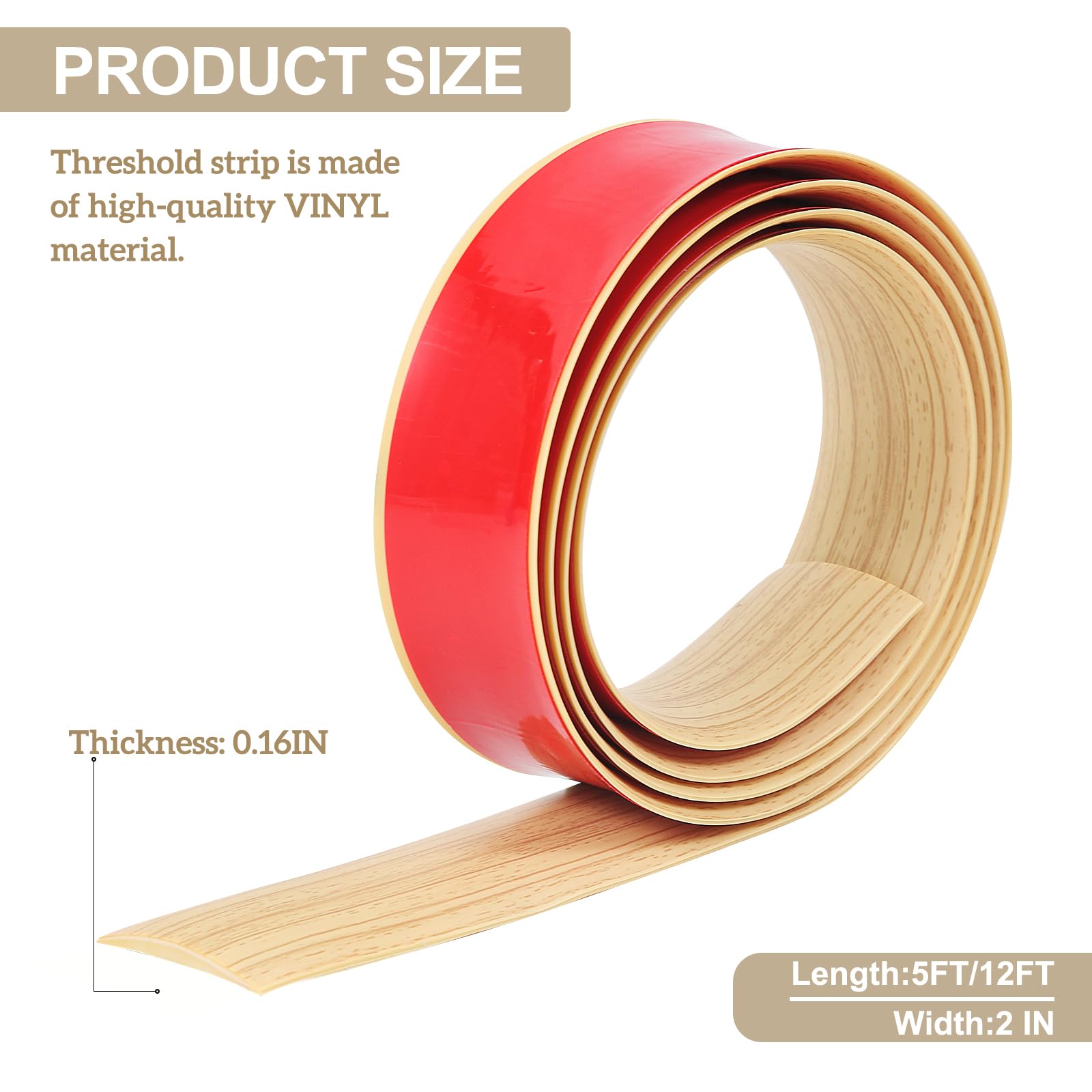 Snapklik.com : Yipscazo Self Adhesive Vinyl Floor Transition Strip ...