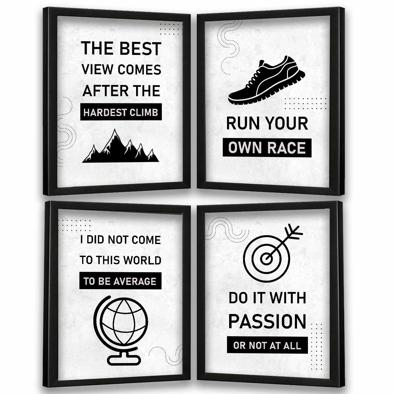 kotart - Motivational Framed Posters for Home and Office Wall ...