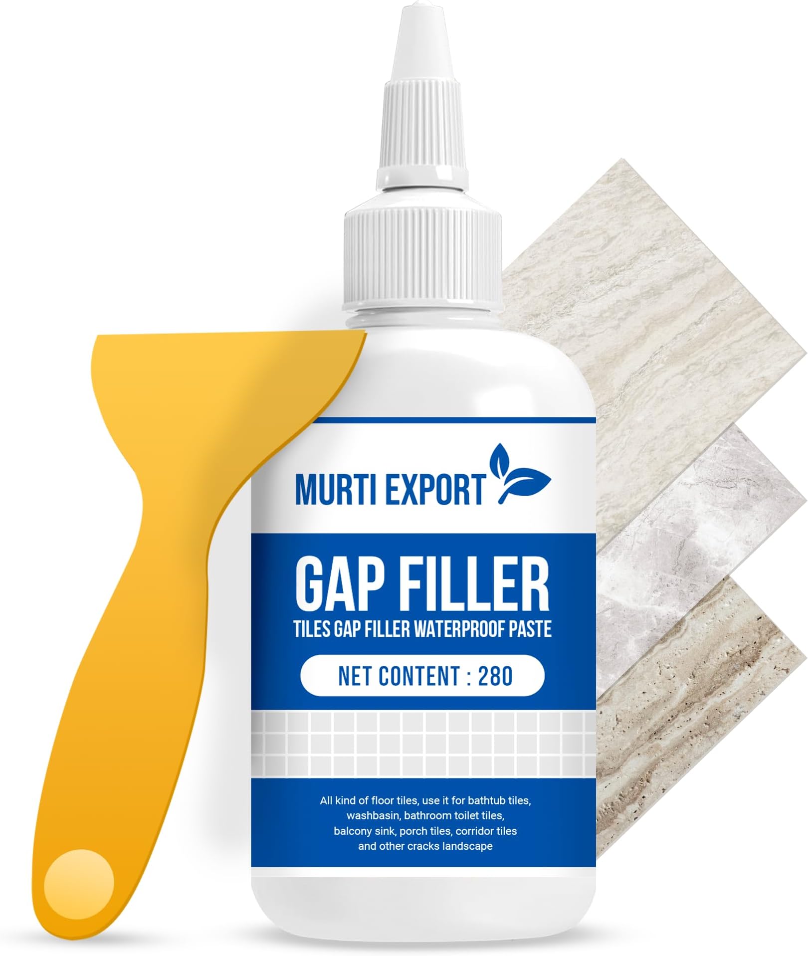 Unity Brand Tiles Gap Filler Waterproof, Gap Sealant, Grout, White ...