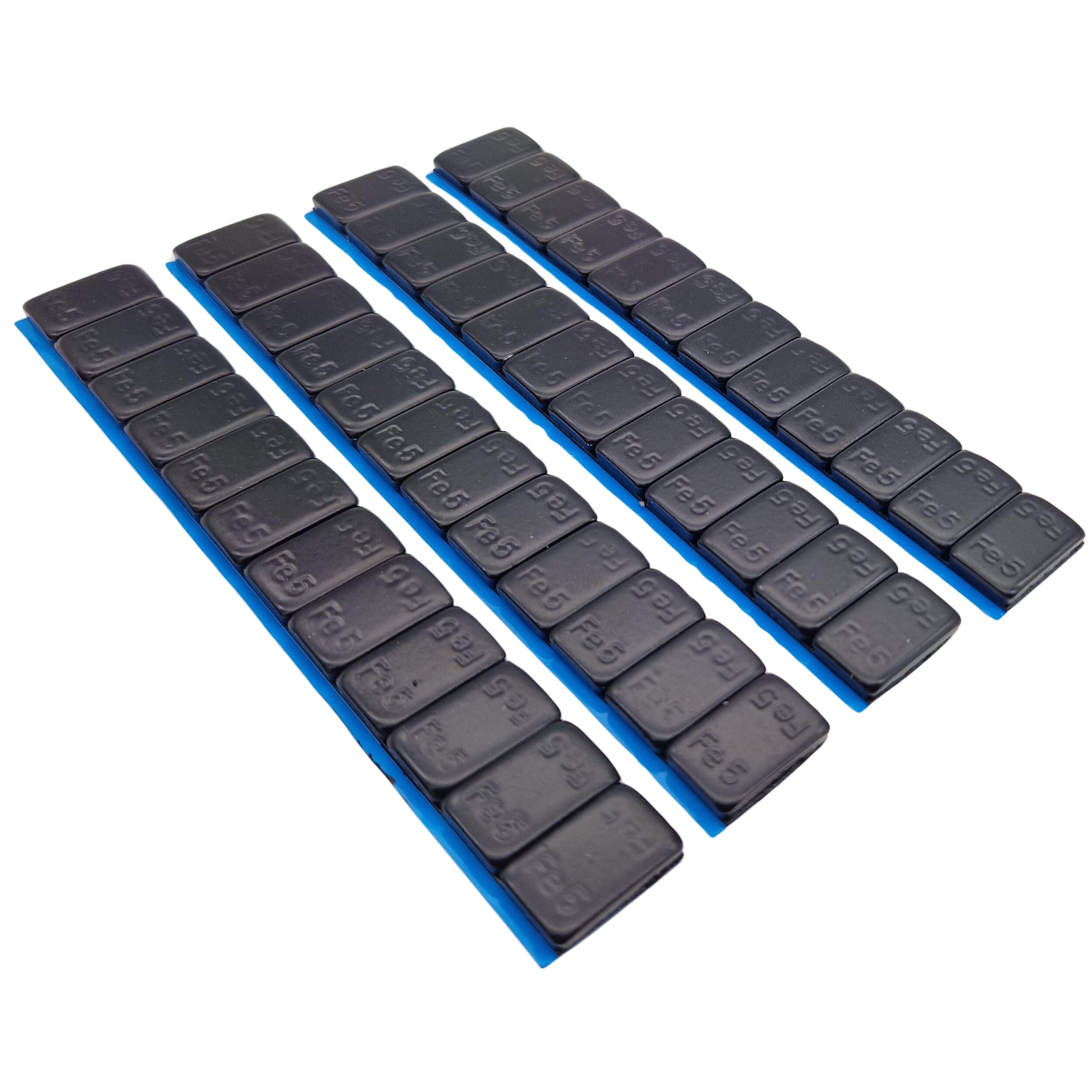 240g Balance Weights Weight Lock Black Plastic Coated Steel 4X60G ...