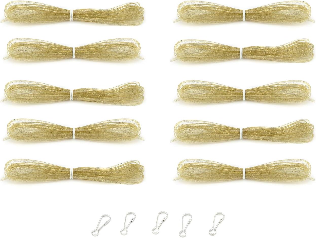 Amazon.com: Hygloss 45 Yards Translucent Gold Sparkle Plastic Cord ...