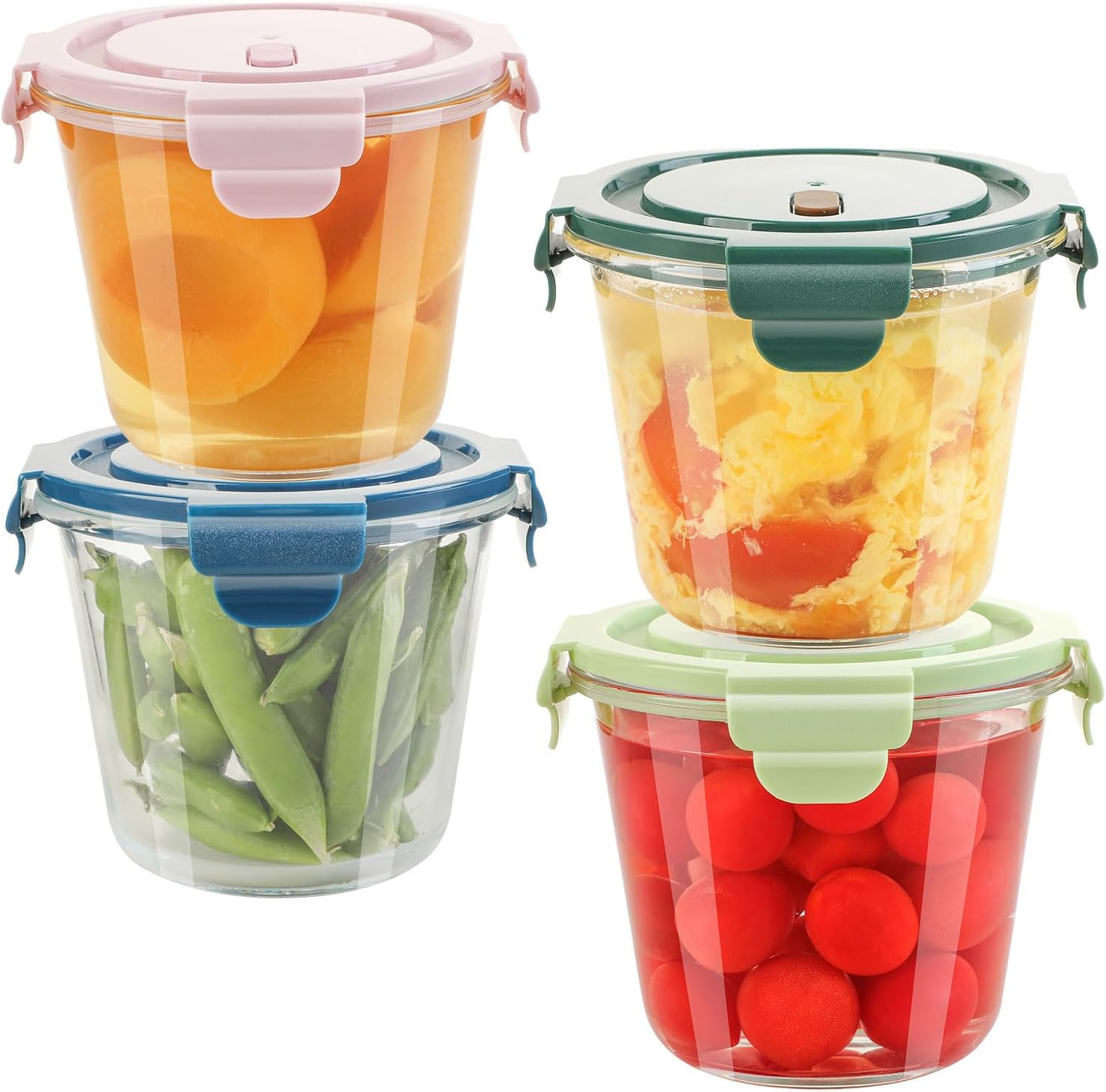 Amazon.com: GREATLINK Glass Food Storage Containers with Lids - Glass ...