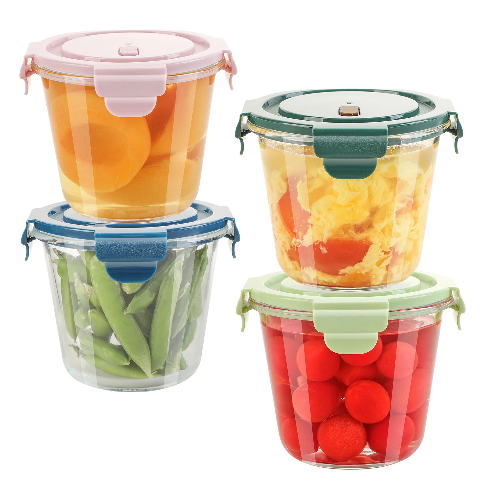 Amazon.com: GREATLINK Glass Food Storage Containers with Lids - Glass ...