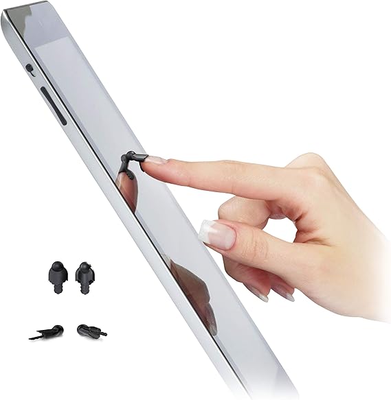 Amazon.com: Griply (10 Pieces Fingernail Stylus Tips | Universal Nail ...