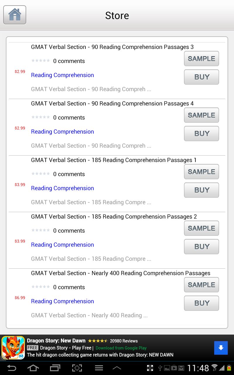 GMAT Verbal Master - App on Amazon Appstore