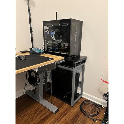 JENSMAR Adjustable 3 Tier Computer Tower Stand with Storage India | Ubuy