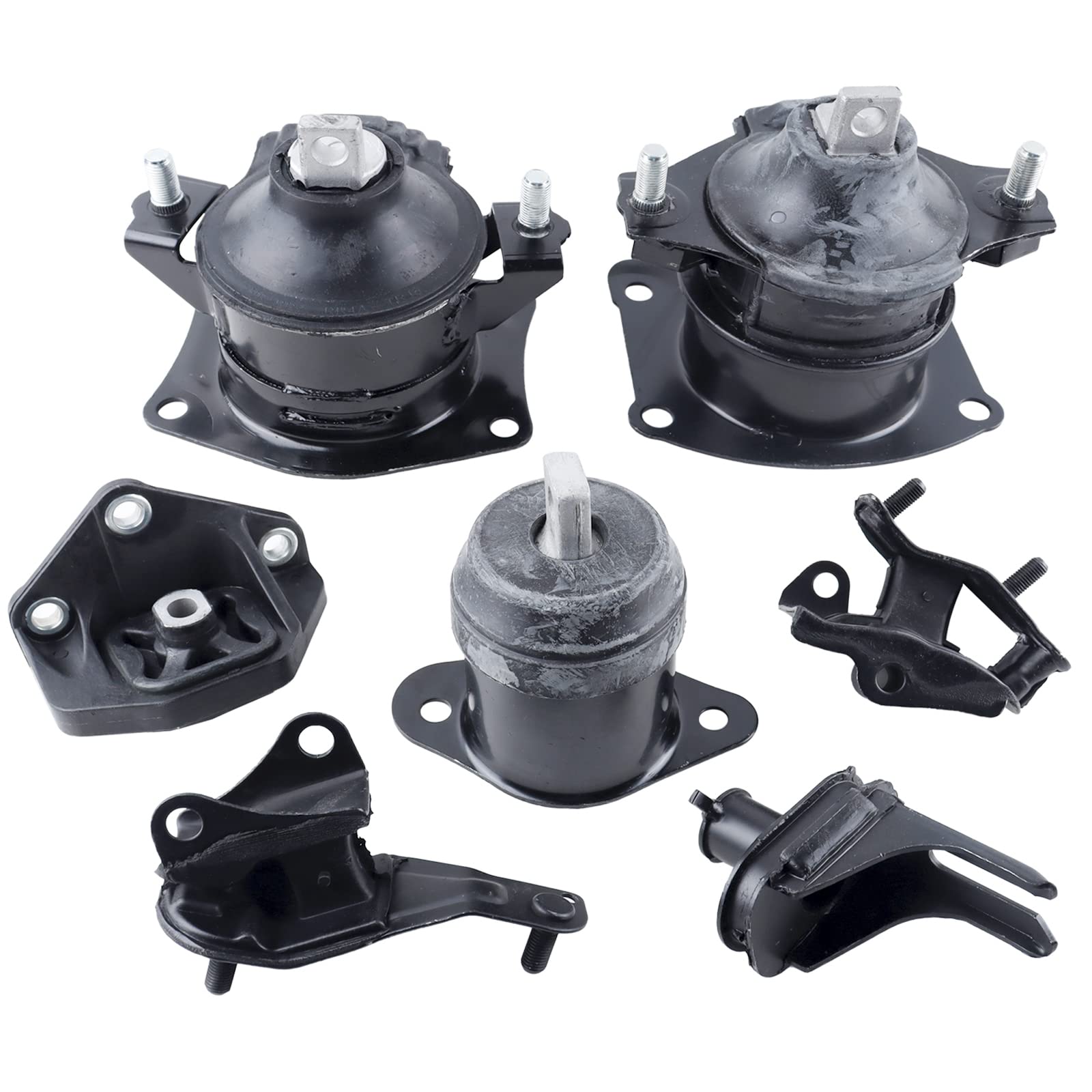 Amazon.com: MUCO New Engine Motor and Trans Mount Set of 7 for 2004 ...