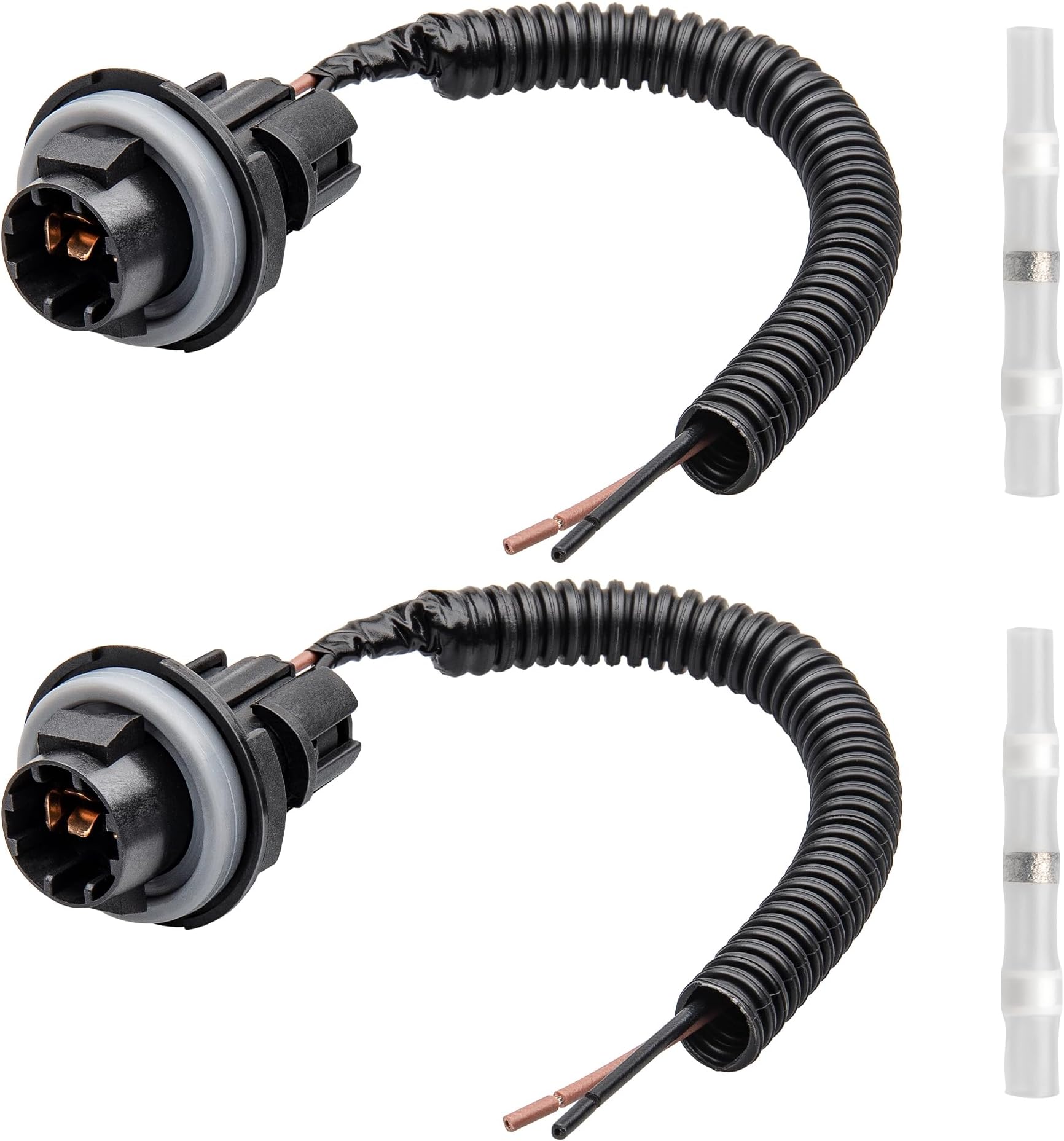 Amazon.com: RED WOLF License Plate Light Pigtail Socket Rear Lamp Wire ...