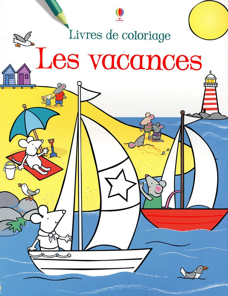 Amazon.com: LES VACANCES - LIVRES DE COLORIAGE: 9781409514404: Renee ...