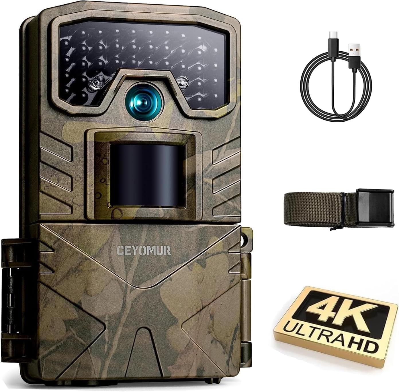 Amazon.com: WOSODA 2 Pack Trail Camera with Night Vision Motion ...