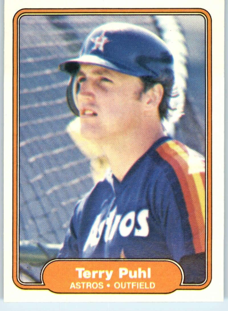 Amazon.com: 1982 Fleer Baseball #223 Terry Puhl Houston Astros Official ...