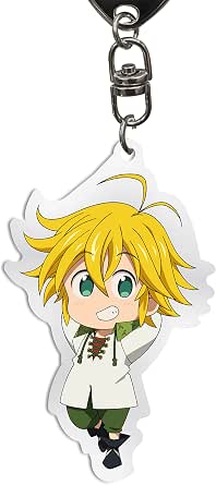 Amazon.com: ABYSTYLE The Seven Deadly Sins Meliodas Acrylic Keychain ...
