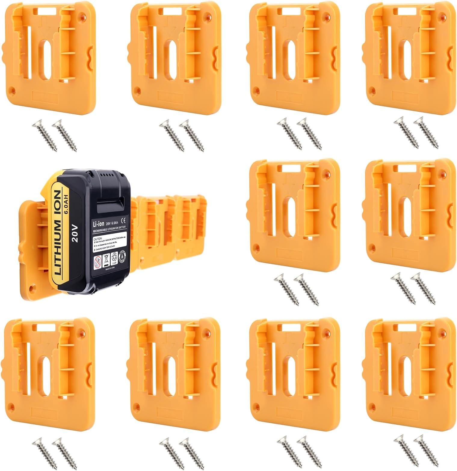 Amazon.com: TPDL Adapter for Bauer 20V Li-ion Battery Convert to for ...