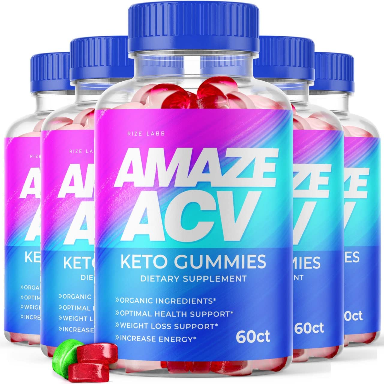 Amazon.com: (5 Pack) Amaze ACV Keto Gummies for Weight Loss - Amaze Keto Gummies - Organic Keto ...