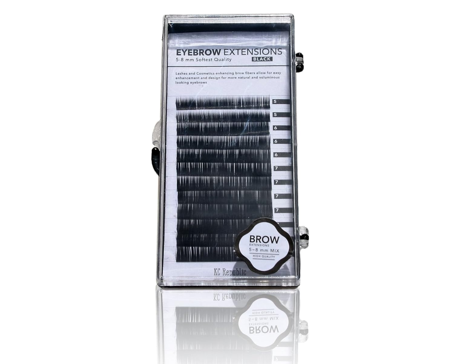 Amazon.com: Eyebrow Extensions Kit with 1 x Trays of Mink Eyebrows In ...