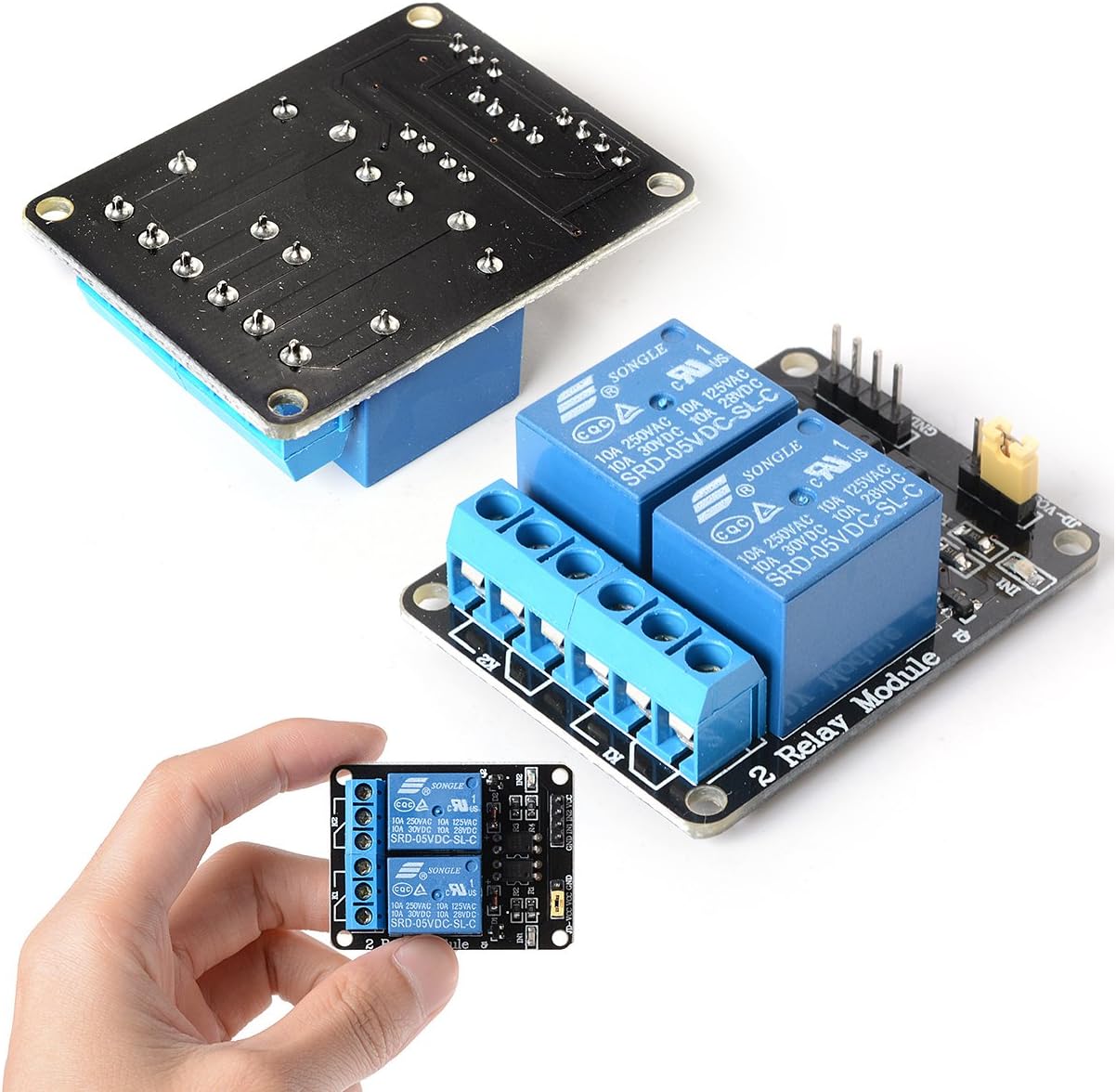 Robocraze 2-Channel 5V Relay Module with Optocoupler | 5V Relay Module ...