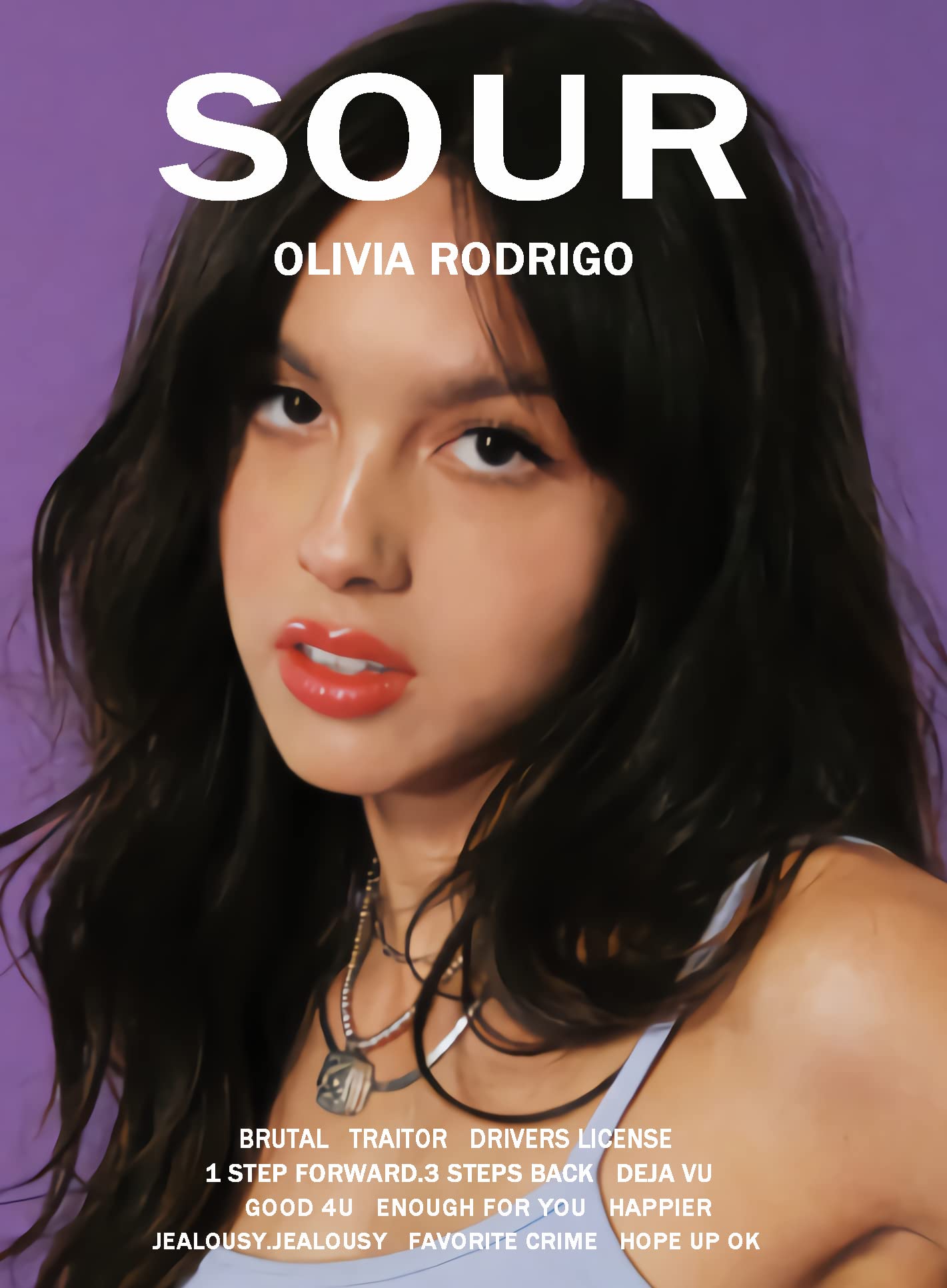 Olivia Singer Rodrigo Poster Sour Album Cover Posters Cute Posters ...