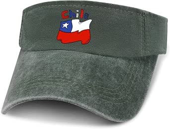 Amazon.com: Chilean Flag Chile Sun Visor Sport Dad Cap Denim Hat ...