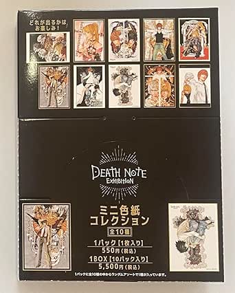 Amazon.co.jp: Death Note Exhibition DEATH NOTE Mini Shikishi Collection ...