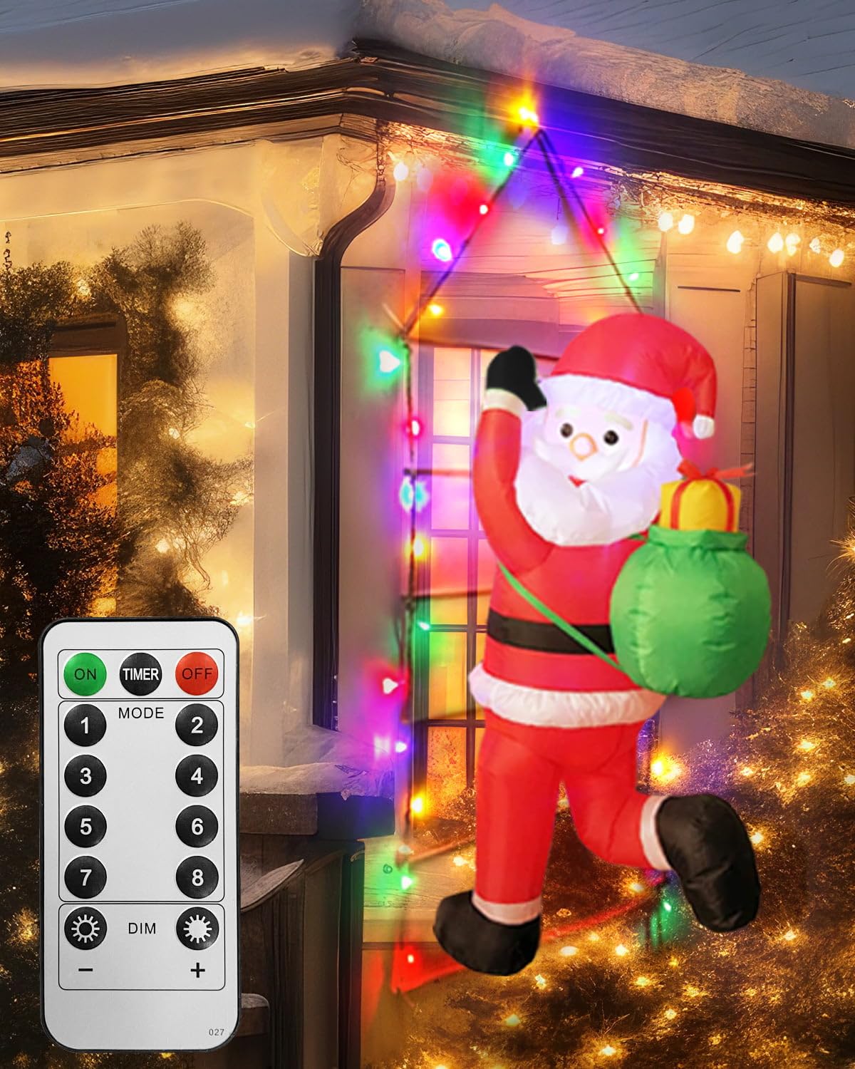 Amazon.com: Christmas Inflatables Outdoor Decorations, 3 FT Christmas ...