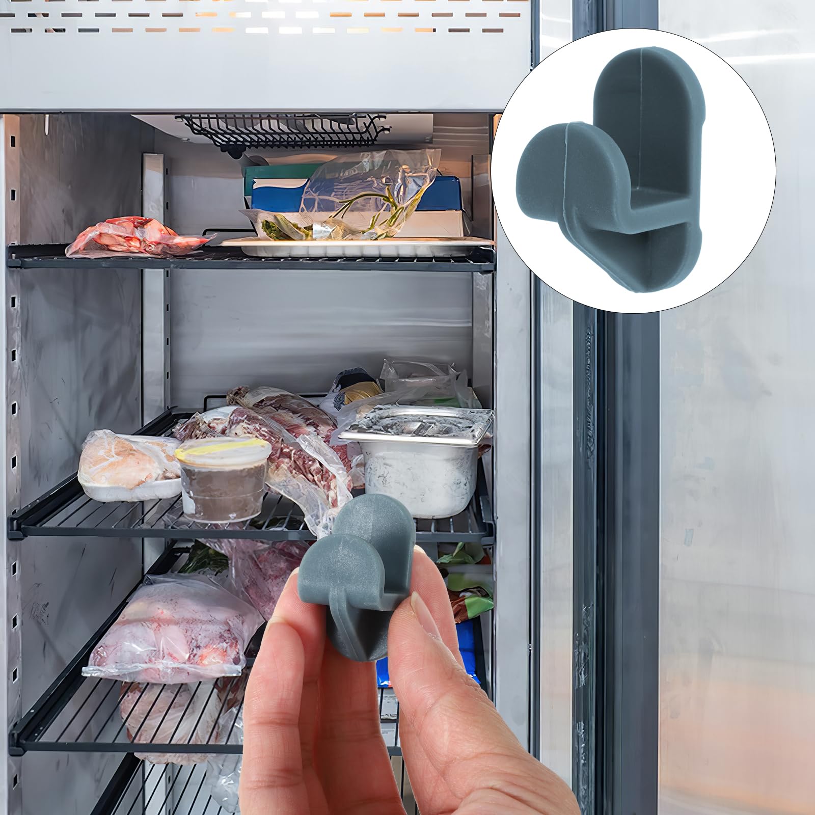 Snapklik.com : 10Pcs Freezer Hook Refrigerator Shelf Clips Freezer ...