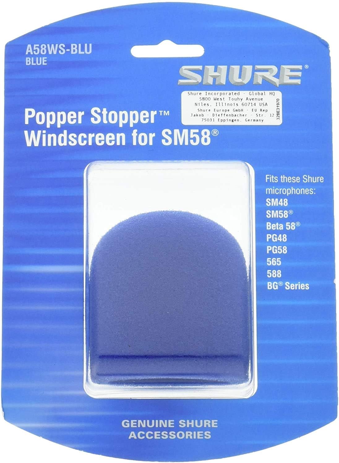 Amazon.com: Shure A58WS Foam Windscreen for All Shure Ball Type ...