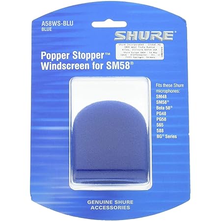 Amazon.com: Shure A58WS Foam Windscreen for All Shure Ball Type ...