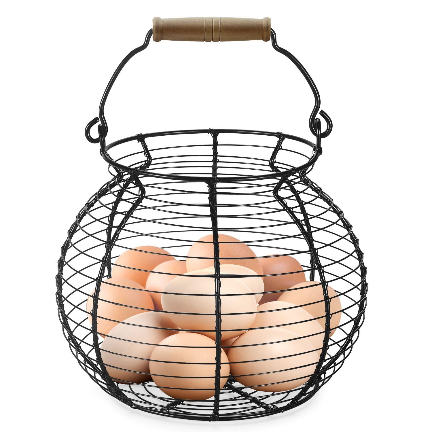 Snapklik.com : Flexzion Egg Basket For Gathering Fresh Eggs - Round ...