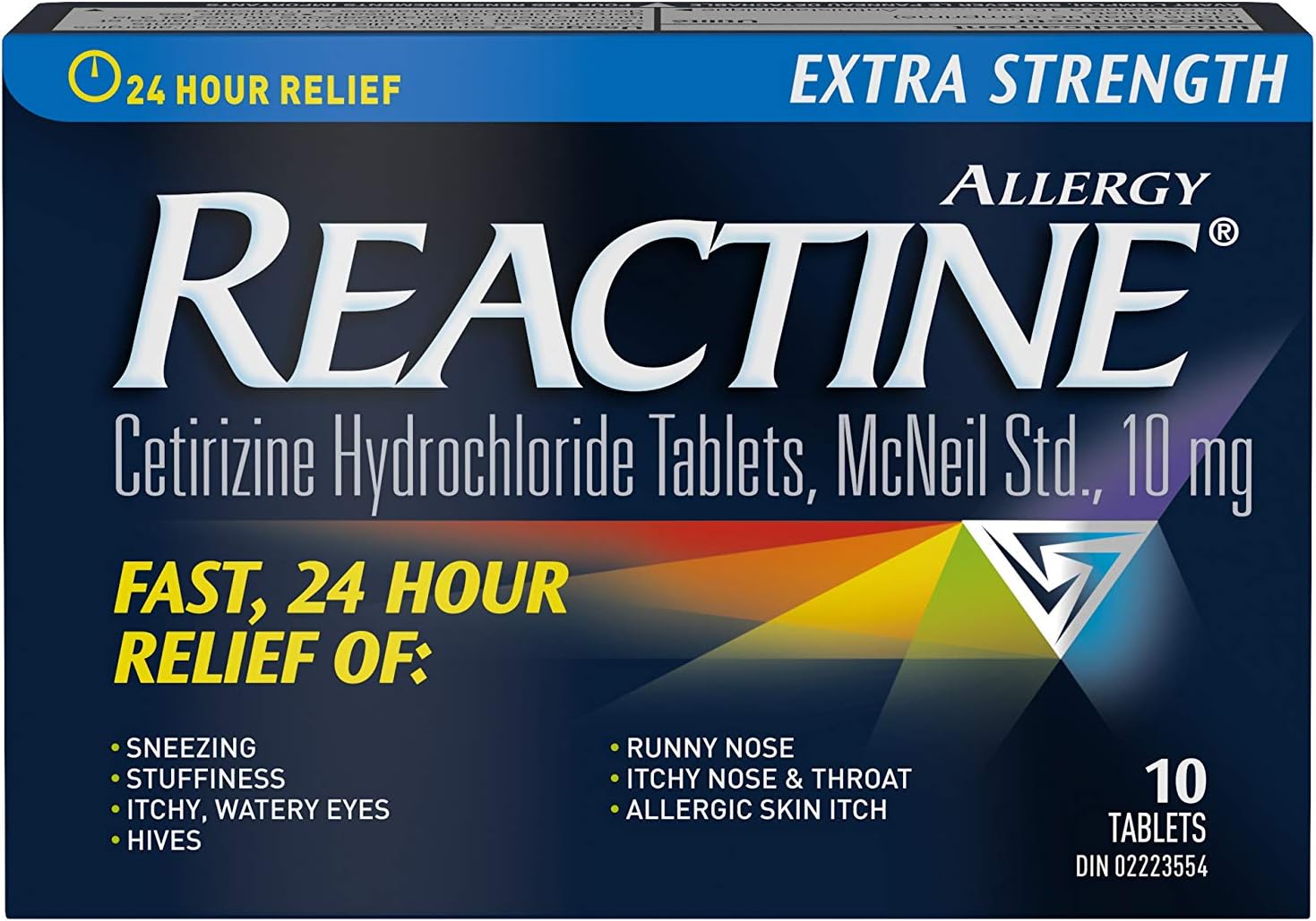 Reactine Extra Strength Antihistamine Tablets - 10mg Cetirizine ...
