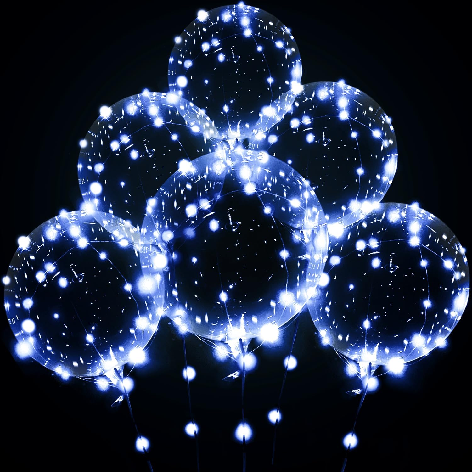 Amazon.com: Light up led balloons, Wedding Decorations 10 set cold ...