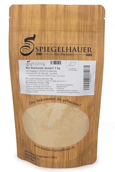 Bio Backmalz dunkel - qualitativ hochwertig und enzyminaktiv ...